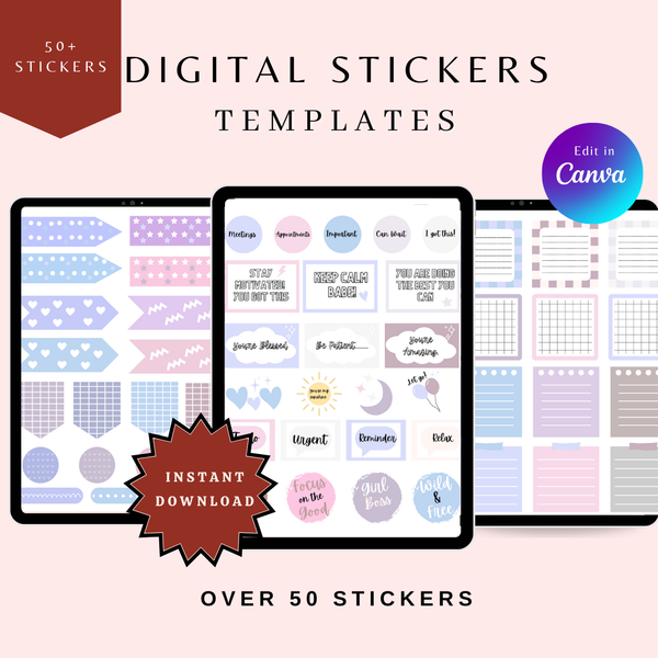 Pack of 50 Digital Stickers + Guide for use and monetization – MAGNAZON